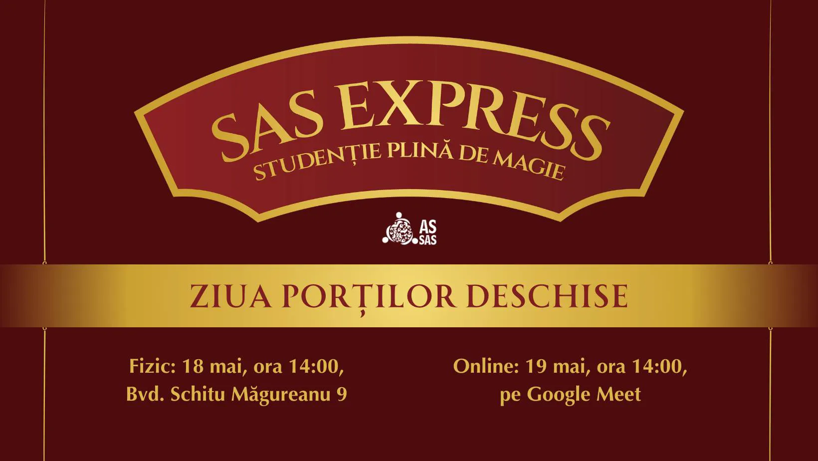 SAS express - Zilele Porților Deschise la Facultatea de Sociologie și ...